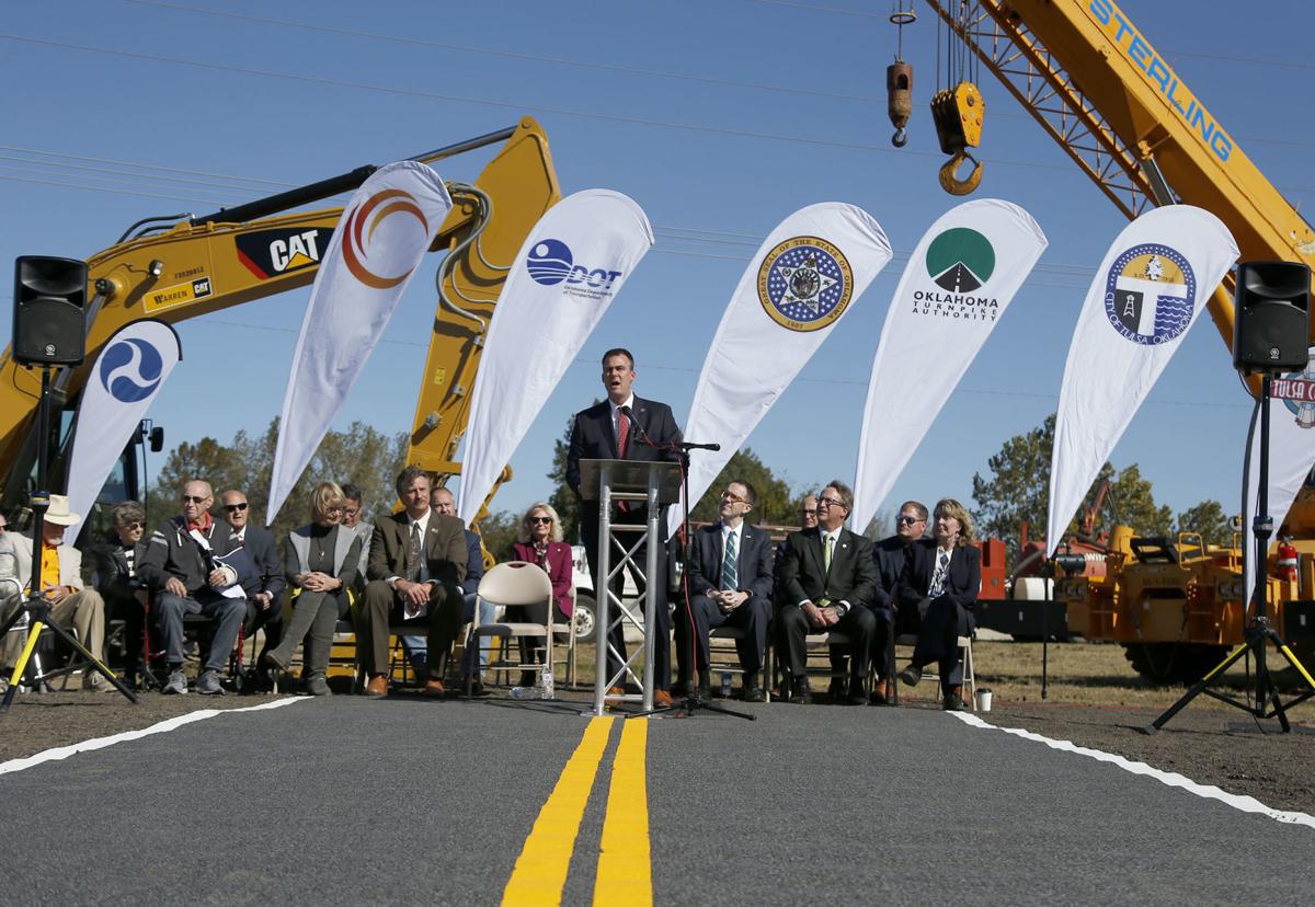 Officials break ground on west leg of Gilcrease Expressway | Local ...