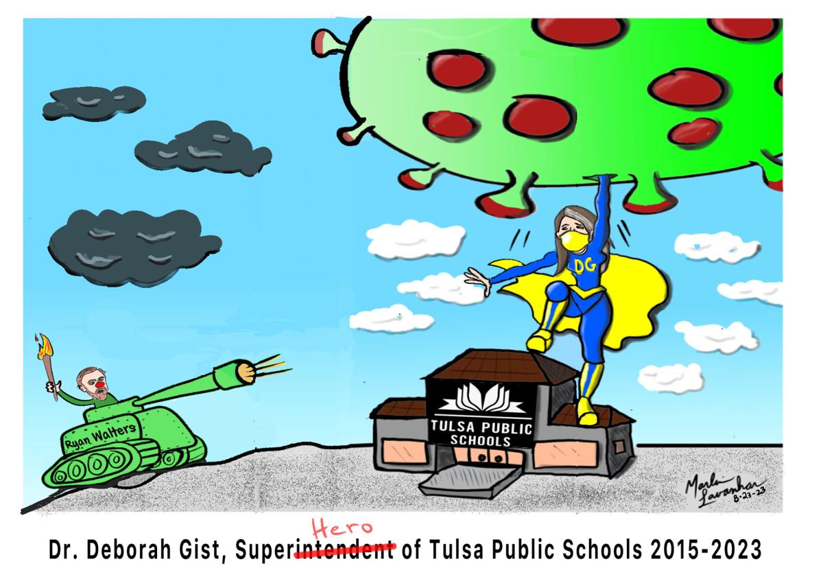 Cartoon: Superhero Deborah Gist