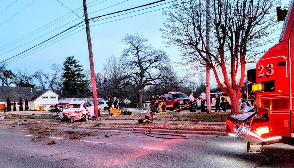 Third child dies after car-fire truck crash last week