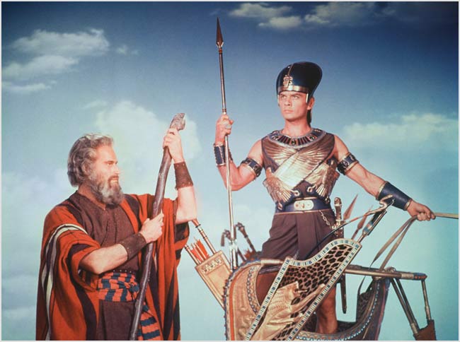 Moses plagues the heck out of the pharaoh of Egypt in classic 'Ten ...