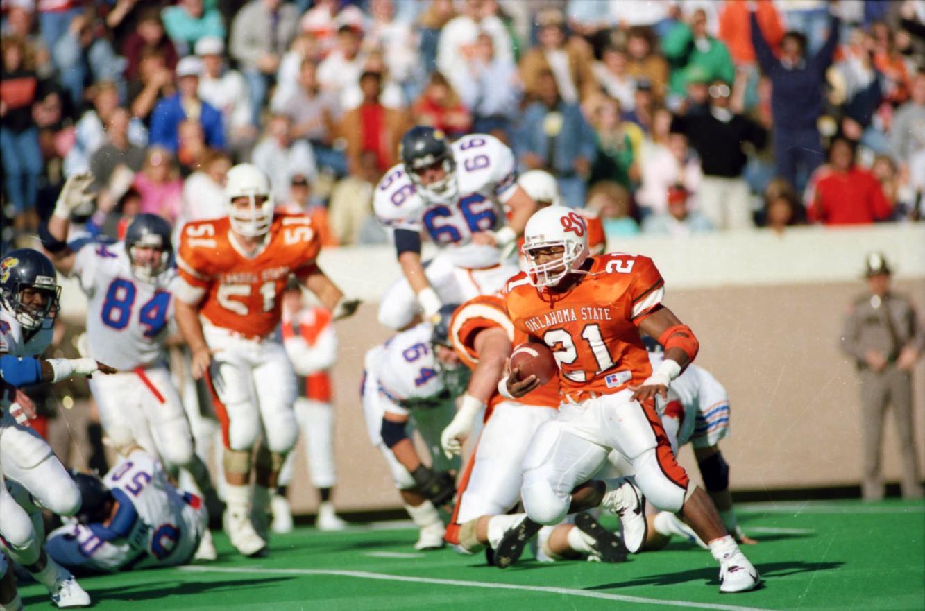 Barry Sanders' single-season rushing record remains intact 33 years ...