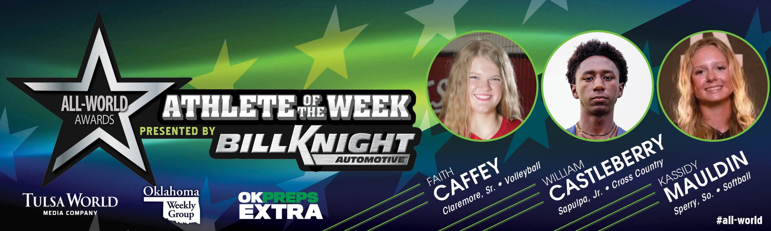 Faith Caffey. William Castleberry, Kassidy Mauldin honored