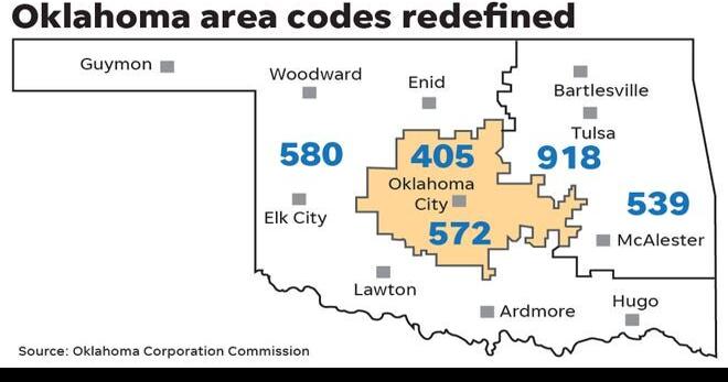As new 405/572 area code rolls out, Oklahomans must now dial 10 digits ...