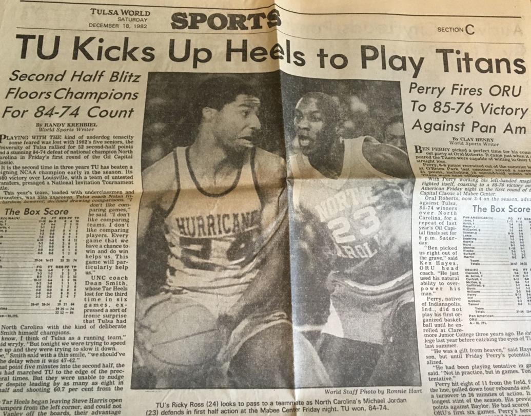 Gallery: The time Michael Jordan played at the Mabee Center in 1982
