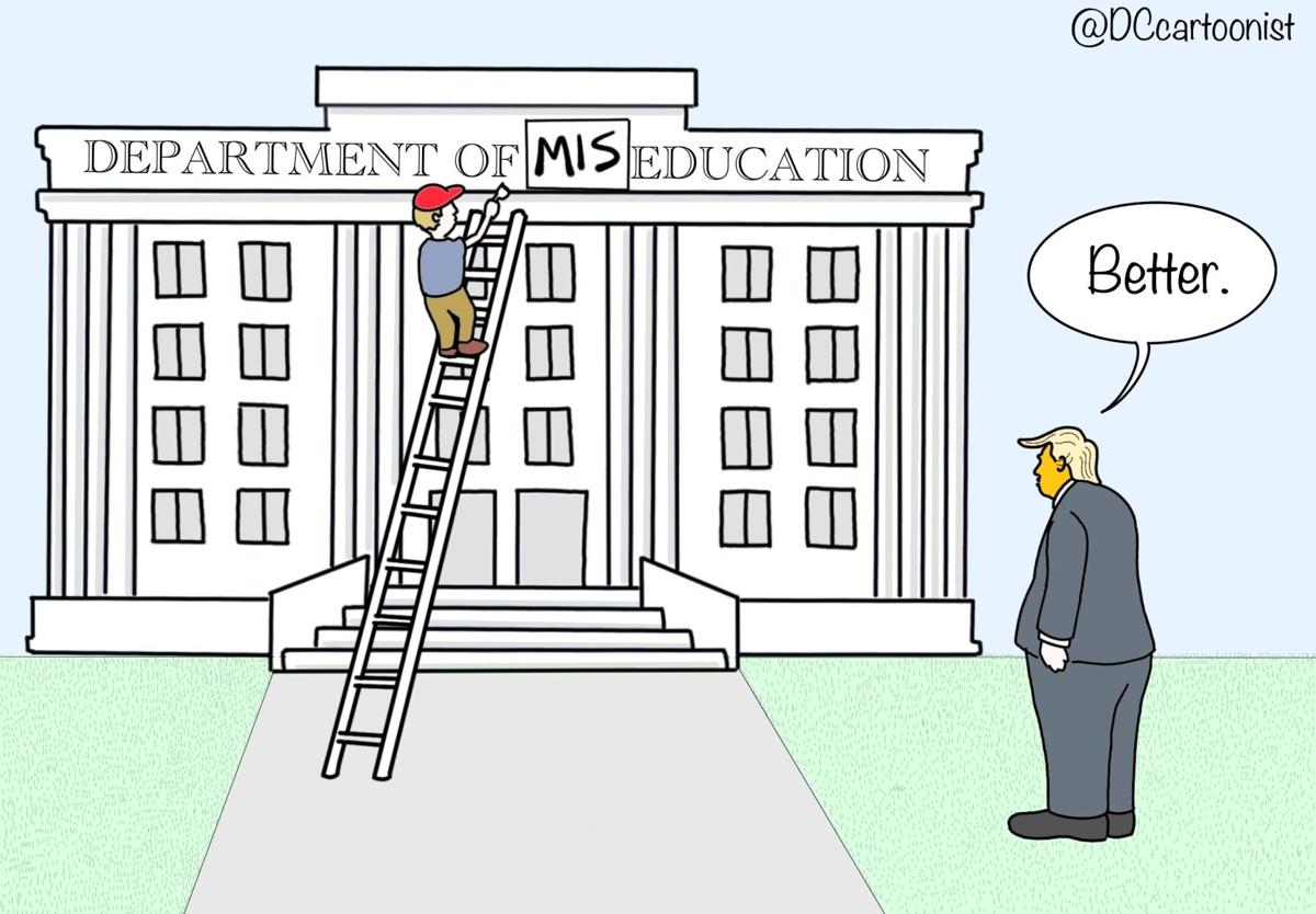 Cartoon: Trump school