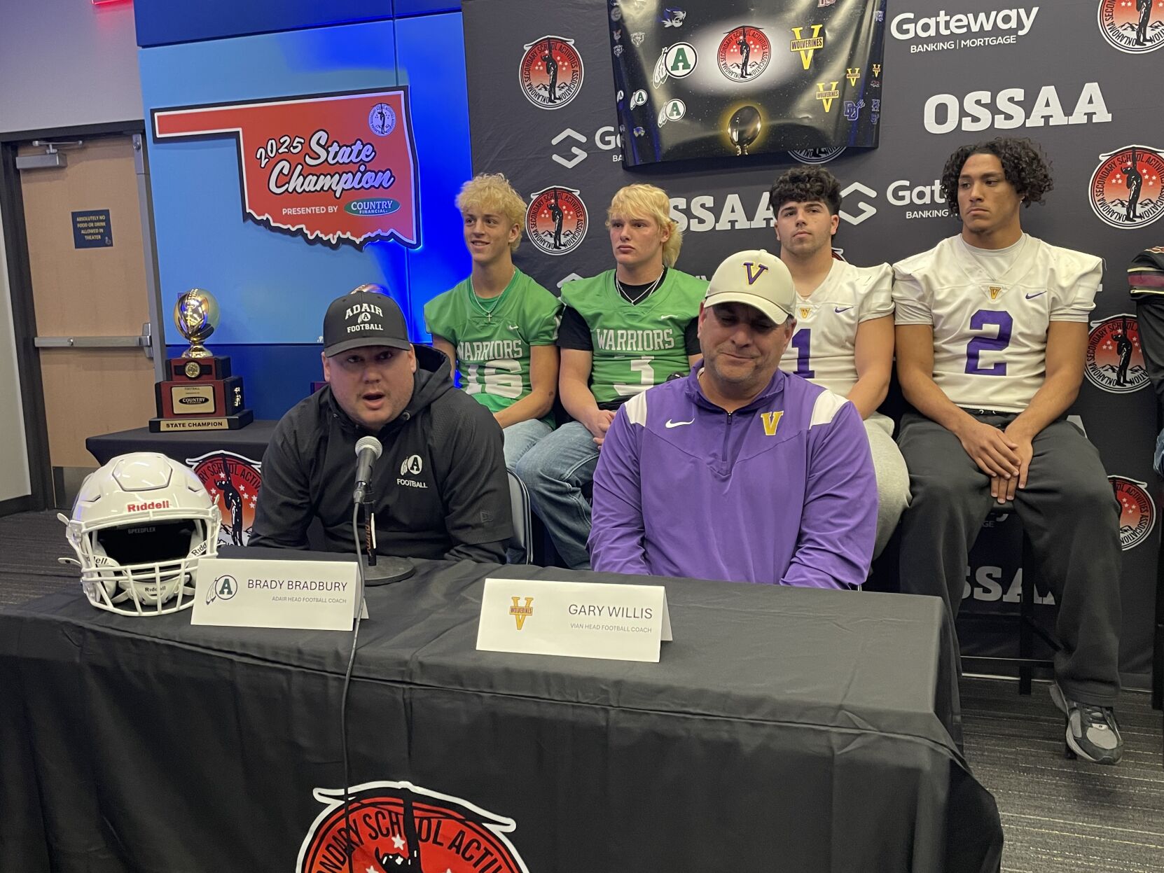 Vian meets Adair in the Class 2AII state title game