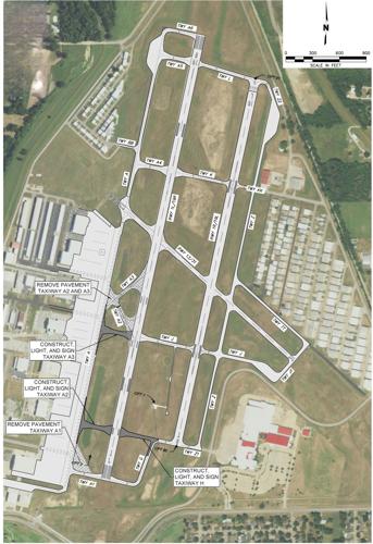Riverside Airport completes taxi realignment work