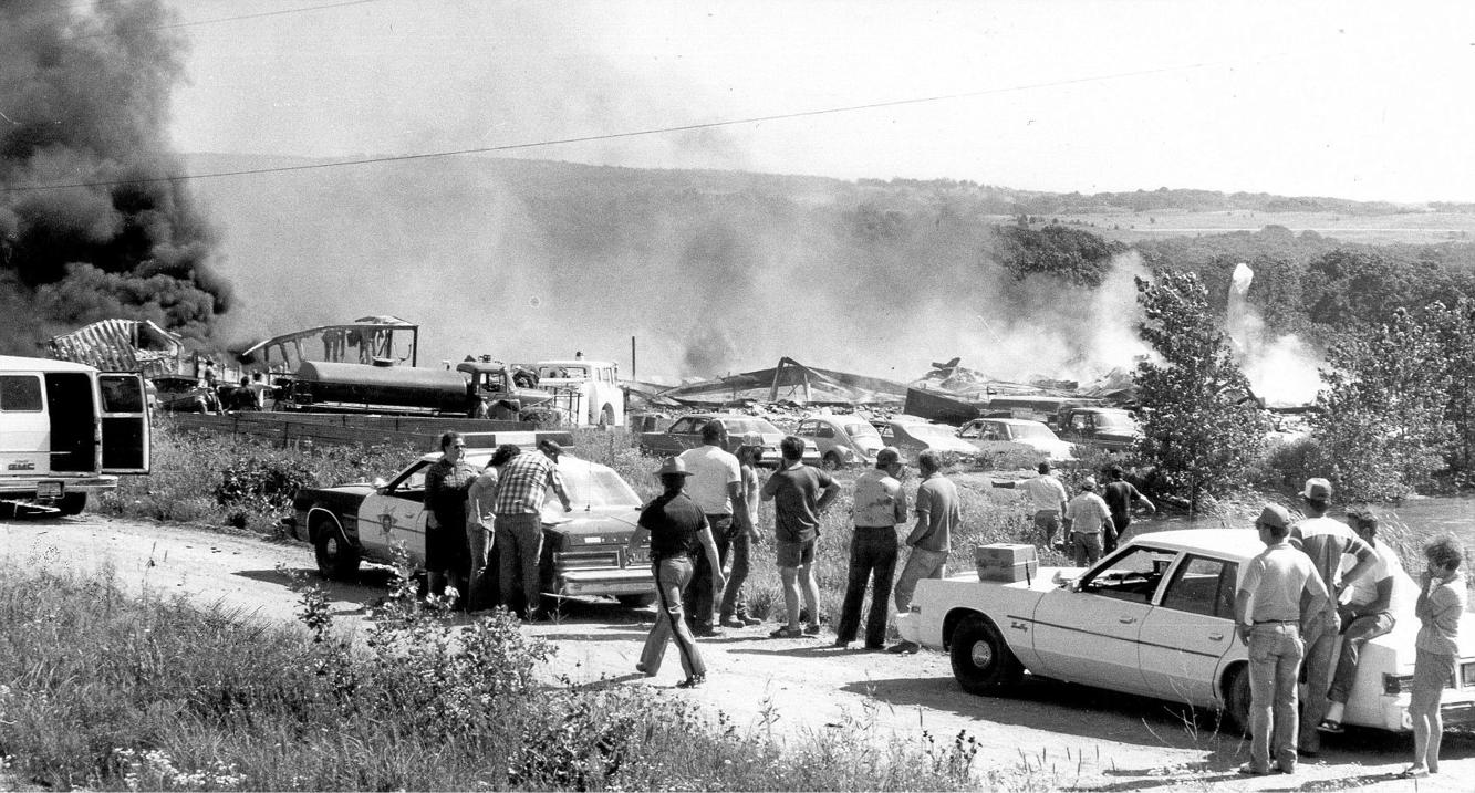 Oklahoma fireworks factory explodes in June 1985 | Photos