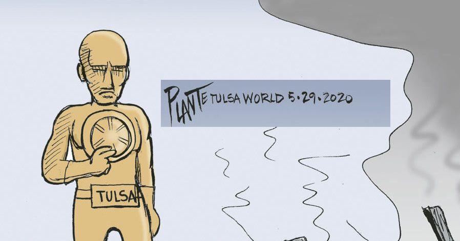 Bruce Plante cartoon: Tulsa Race Massacre anniversary