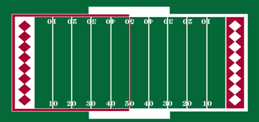 Gallery: College football field designs