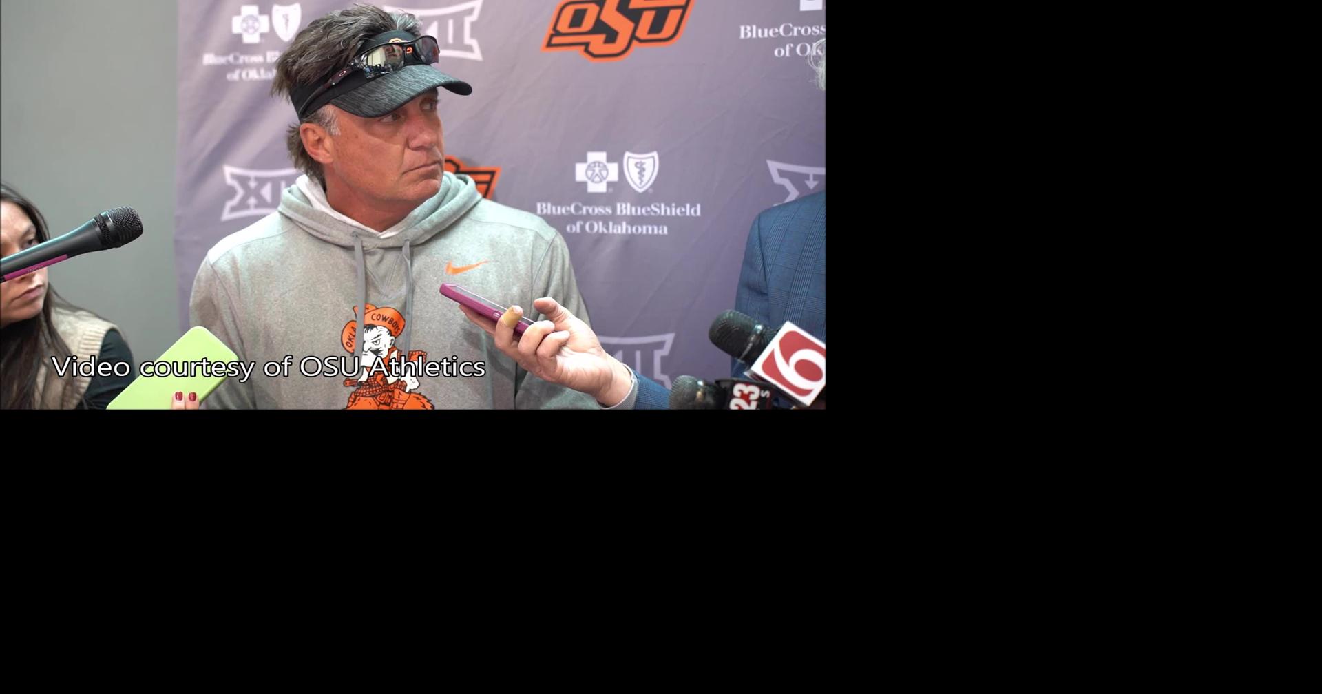 Oklahoma State football's Mike Gundy asked about new men's basketball ...