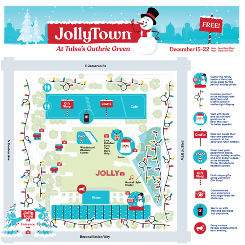 QT turning Guthrie Green into JollyTown Live