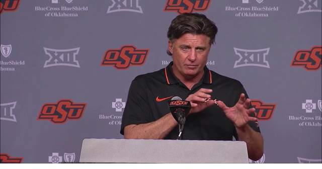 OSU's Mike Gundy on final OU offensive play of Bedlam: 'I knew they ...