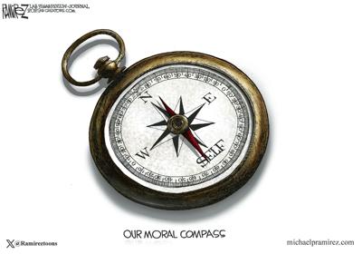 Cartoon: Moral Compass