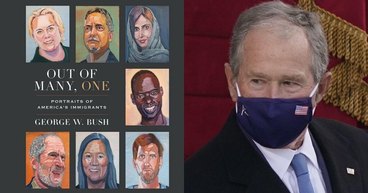 George Bush takes artful look at immigration in new book