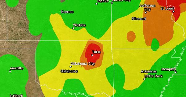 Weather update: Air quality warning for Tulsa as wildfires smoke blows ...
