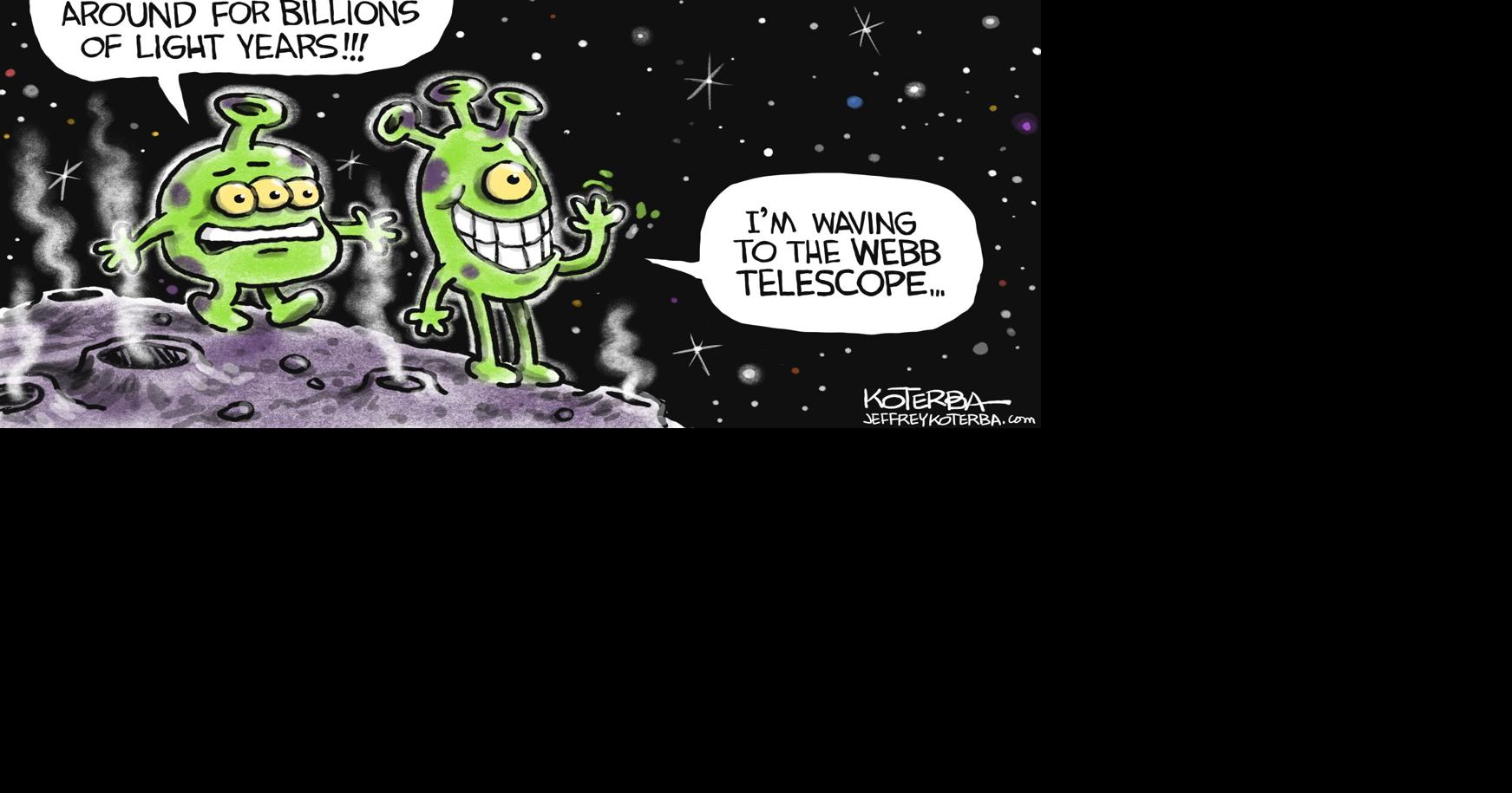 Cartoon: James Webb Telescope