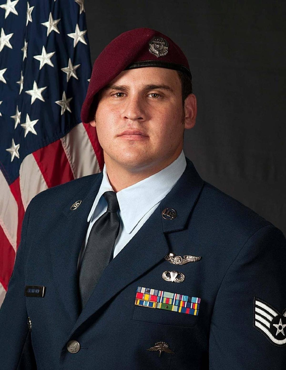 Skiatook graduate Staff Sergeant Dylan Crawford honored by USO