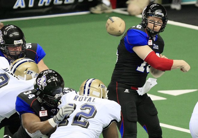 QB Justin Allgood back, ready to help Talons improve as season wanes