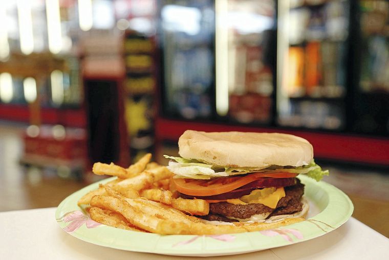 Moe's Quick Mart & Grill: Convenience store features dine-in space with ...