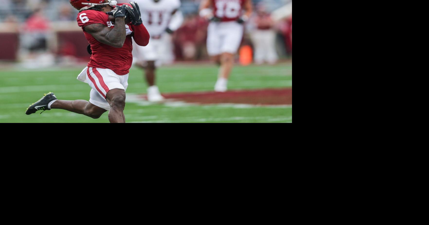 How does having WR Deion Burks as a deep threat change OU's offense?