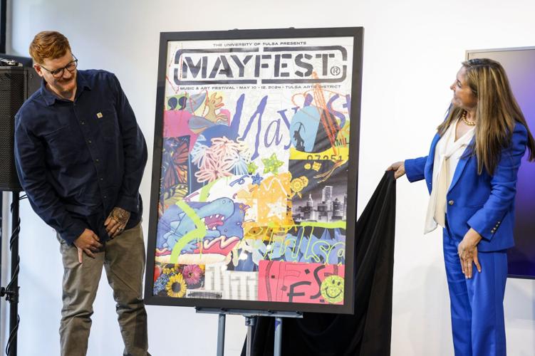 2024 Mayfest poster by Tulsa artist Aaron Whisner unveiled