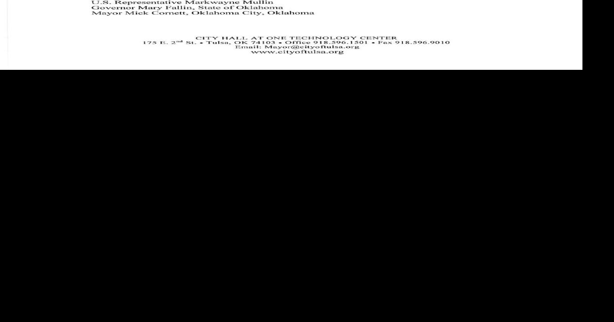 Dewey Bartlett's letter to President Obama