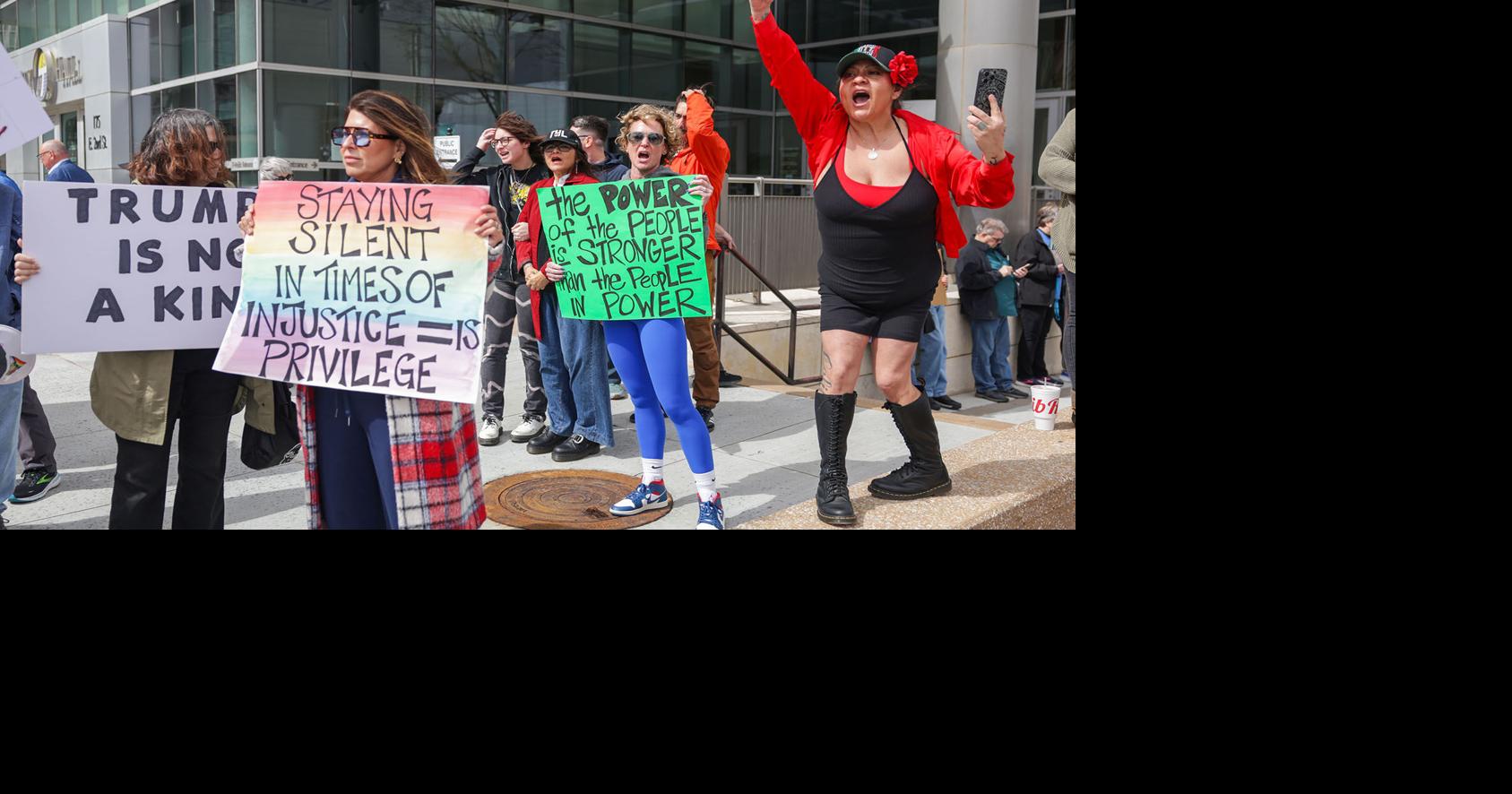 Ukraine, DOGE among concerns at 50501 protest in Tulsa