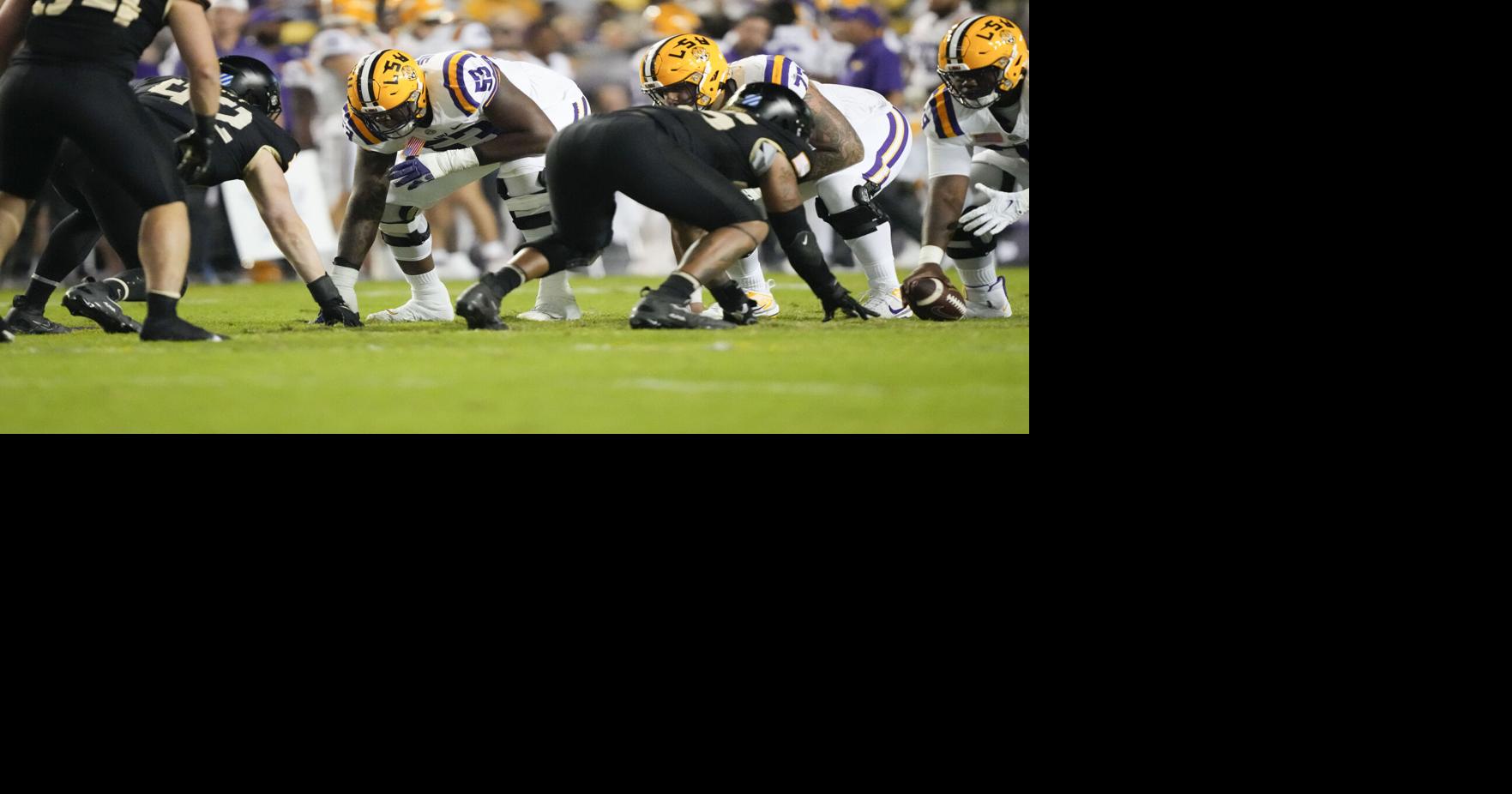 LSU offensive lineman Lance Heard