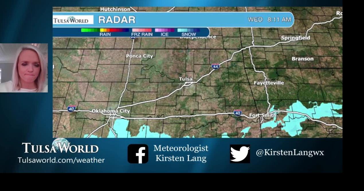Freezing rain expected to stay south of Tulsa. Watch a Wednesday ...