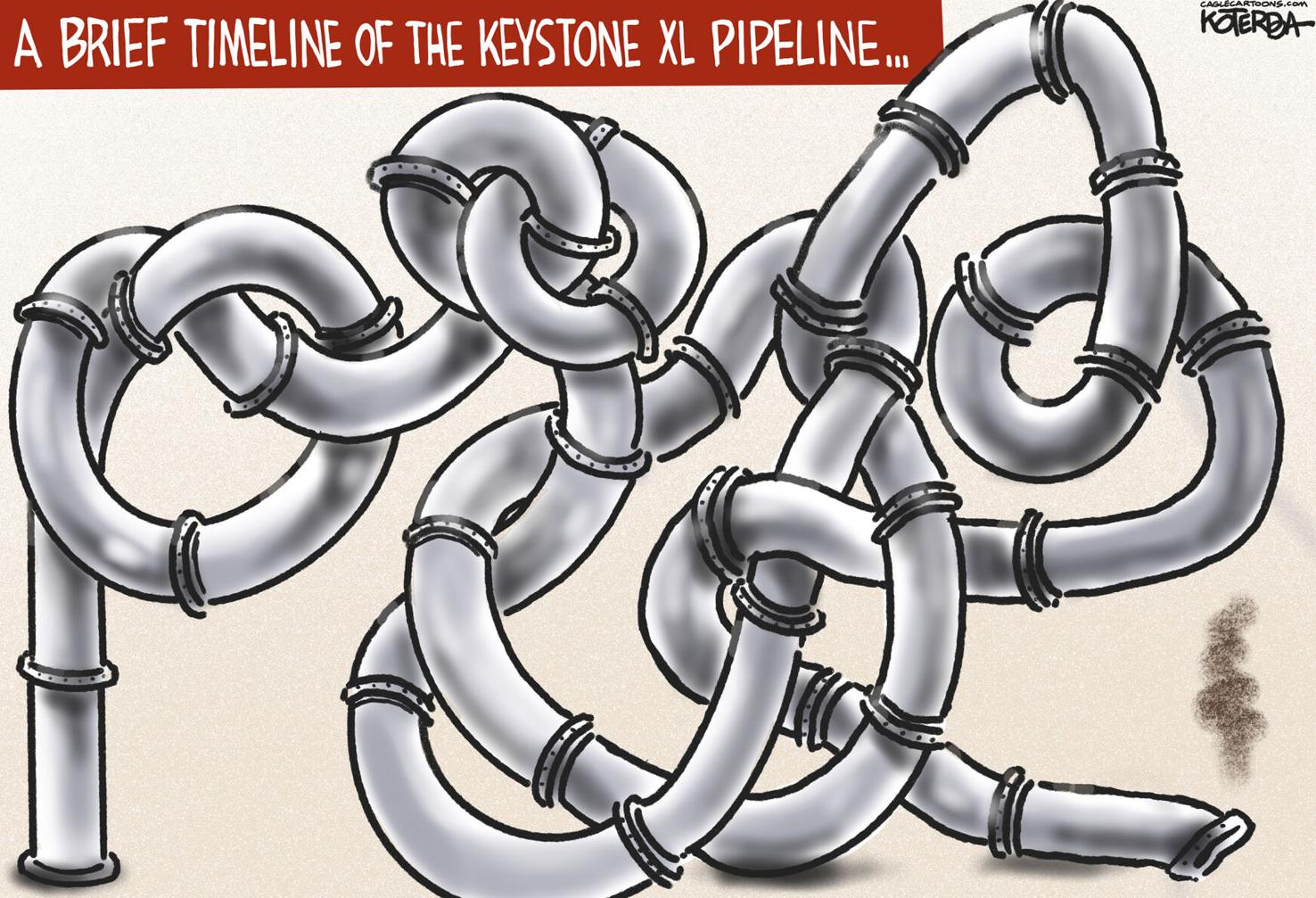 Cartoon: The Keystone cops