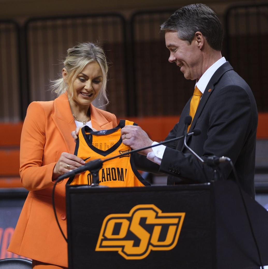 Photos: Jacie Hoyt introduced as Oklahoma State women's basketball coach