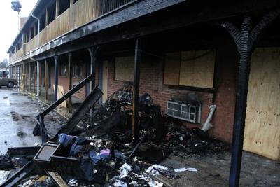 Meth-lab fire guts motel units