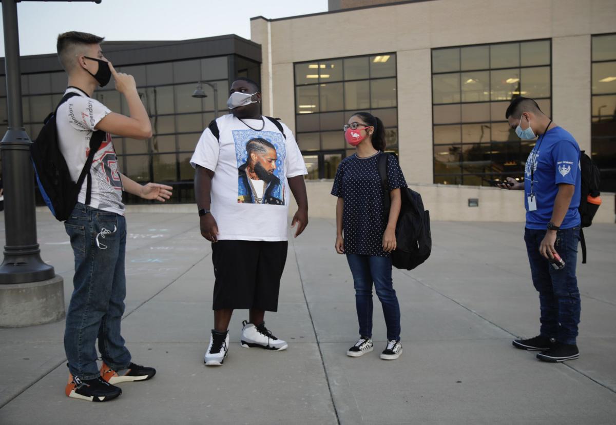 Union High School students hopeful, apprehensive as they return to ...