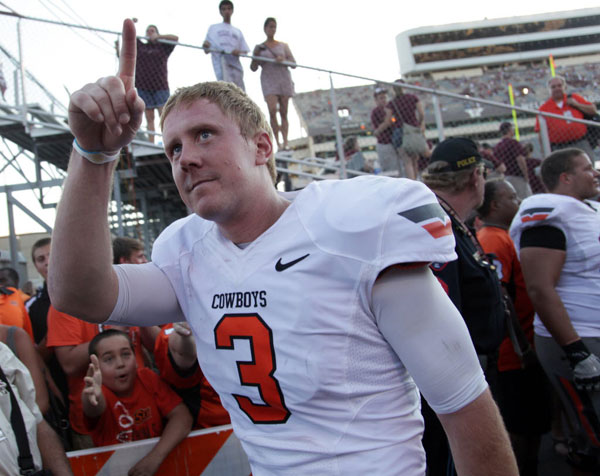 Brandon Weeden makes splash on national stage, Heisman talk ensues