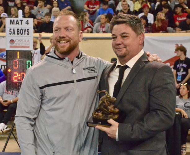 Coweta's Toby Shipman, Wagoner's Kale Charboneau win state wrestling titles