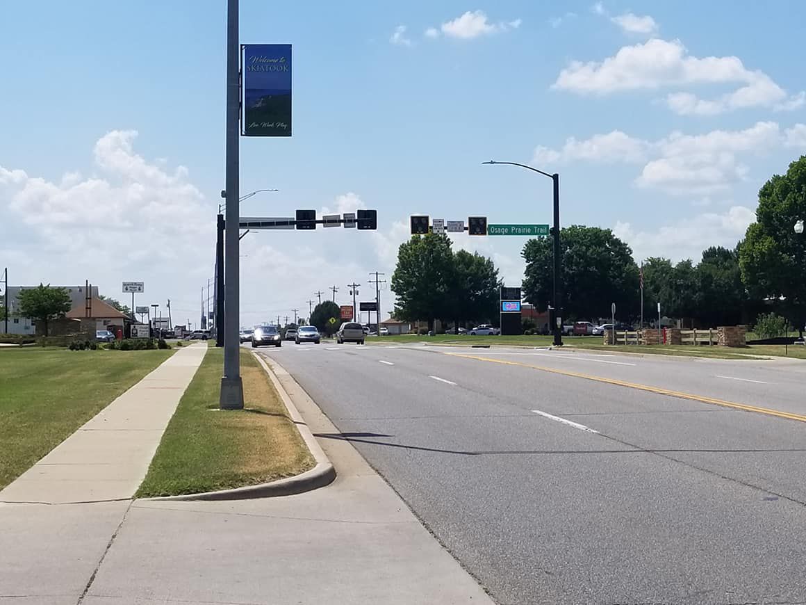Osage Prairie stop light now operational