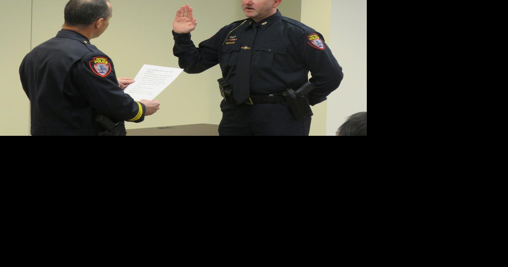 Owasso Police Department swears in new officer