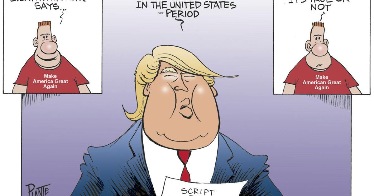 Bruce Plante Cartoon Trump The Birther