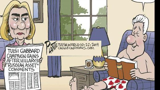 Bruce Plante cartoon: Tulsi Gabbard and Hillary Clinton | Columnists ...