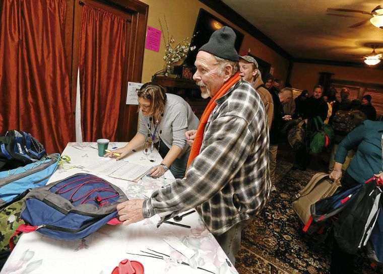 Homeless get backpacks filled with necessities including socks ...