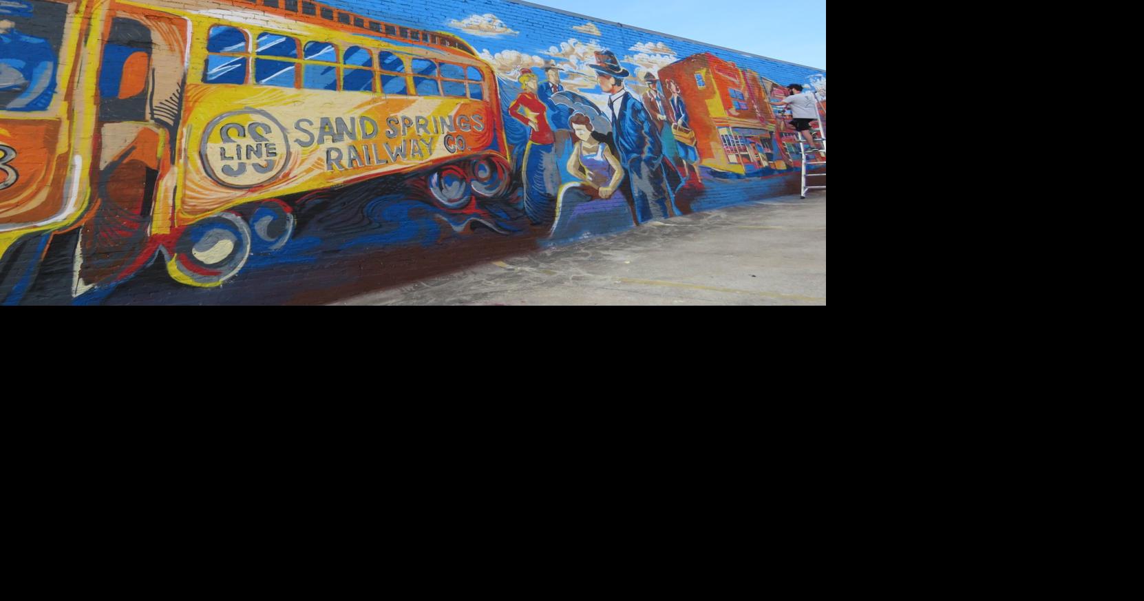 Yesterday to Now mural to be complete Friday