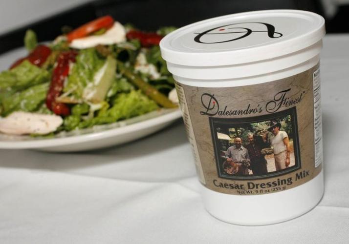 Dalesandro's Caesar dressing mix being sold at Petty's