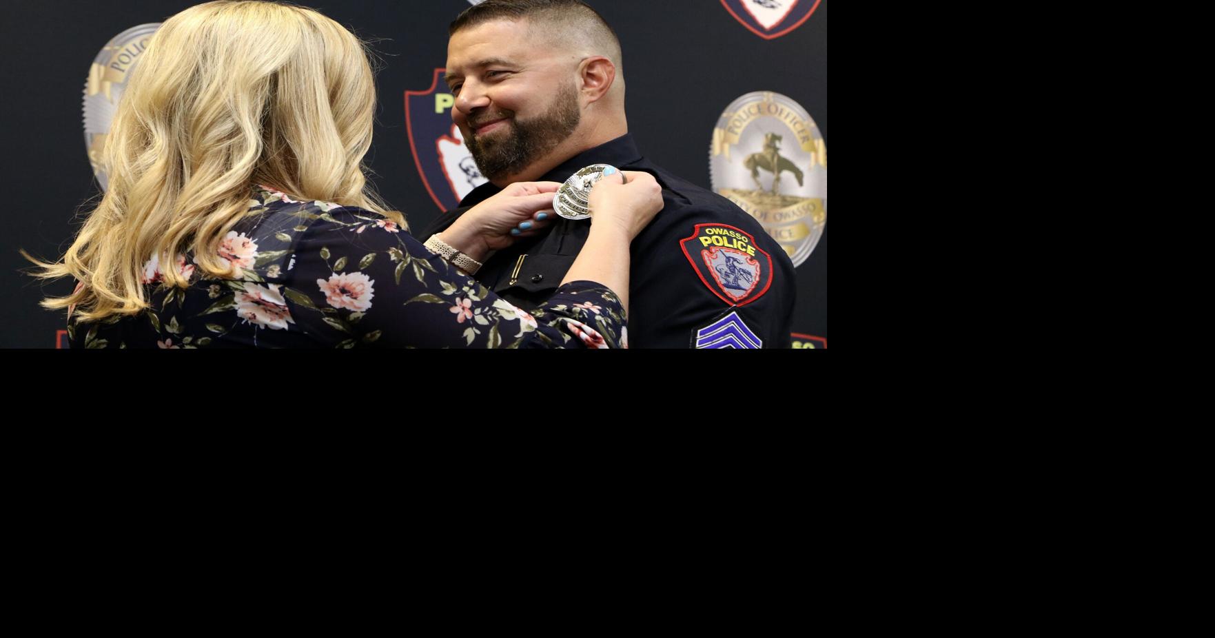 Owasso Police Dept. promotes four officers to sergeants, one to lieutenant