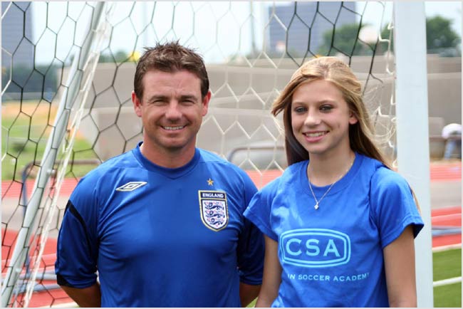 Kicking it with Brandi: BA soccer girls welcome gold medalist, team academy