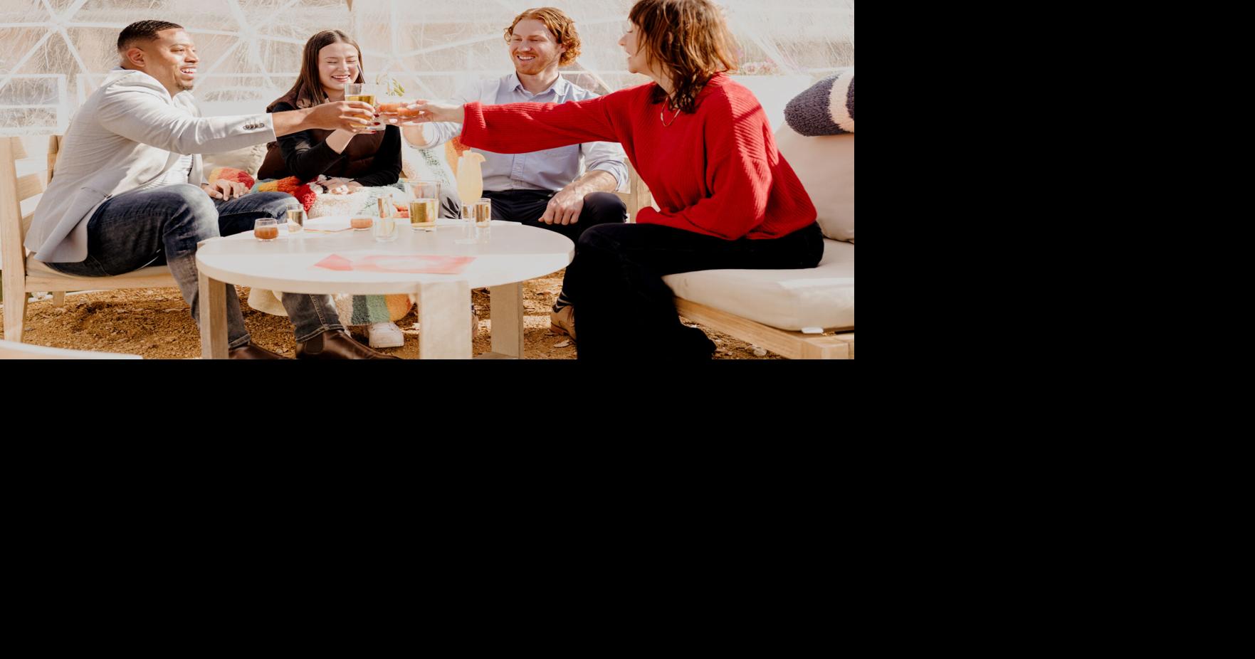 Igloos are a hot new option at En Fuego at Guthrie Green