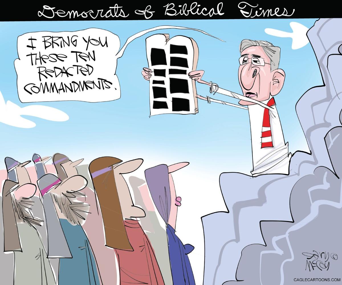 Cartoon: Redacted Commandments