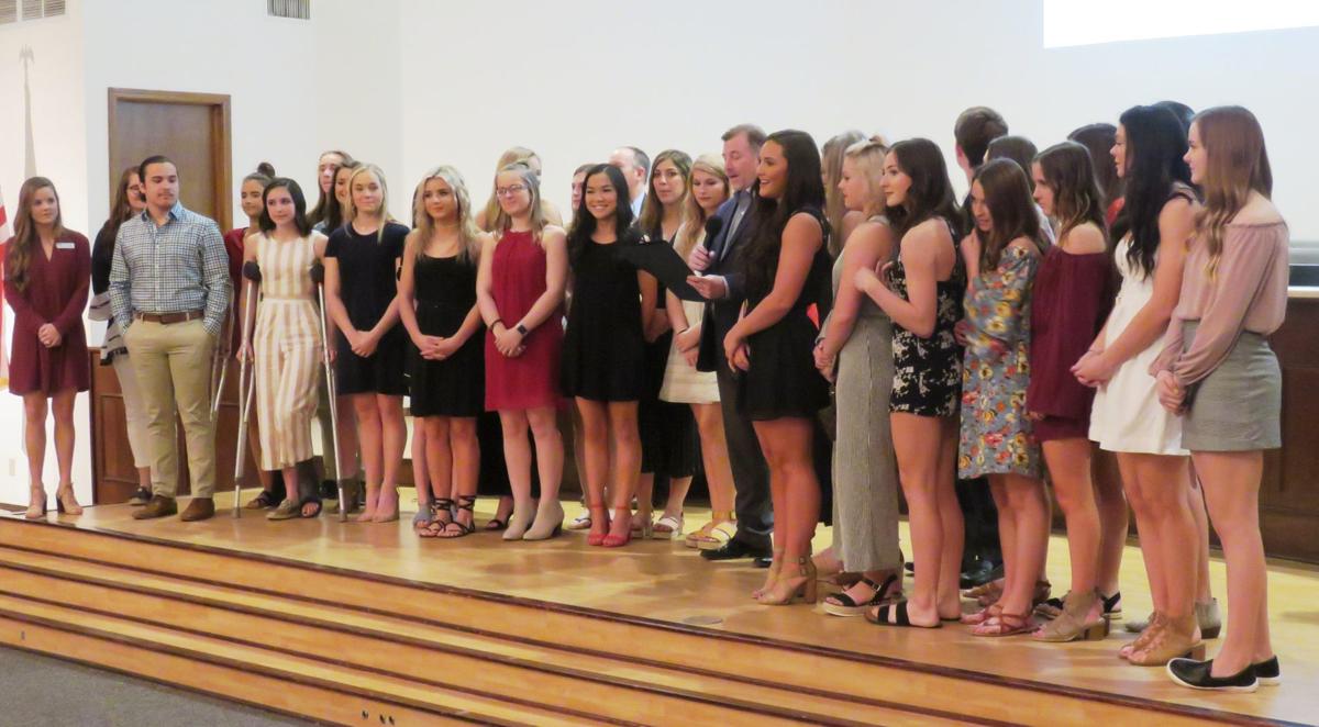 Owasso Varsity Cheer honored at City Council for nabbing national titles