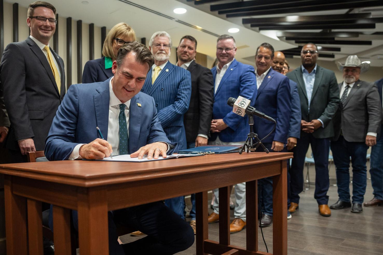 Stitt signs bill for $50 million in Tulsa levee upgrades