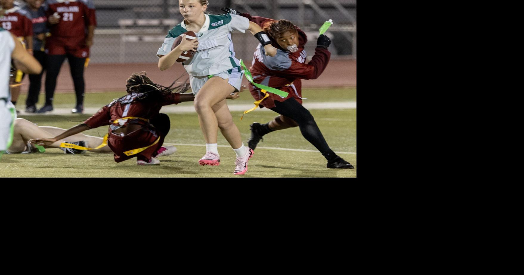 Photos: Edison flag football shuts out McLain